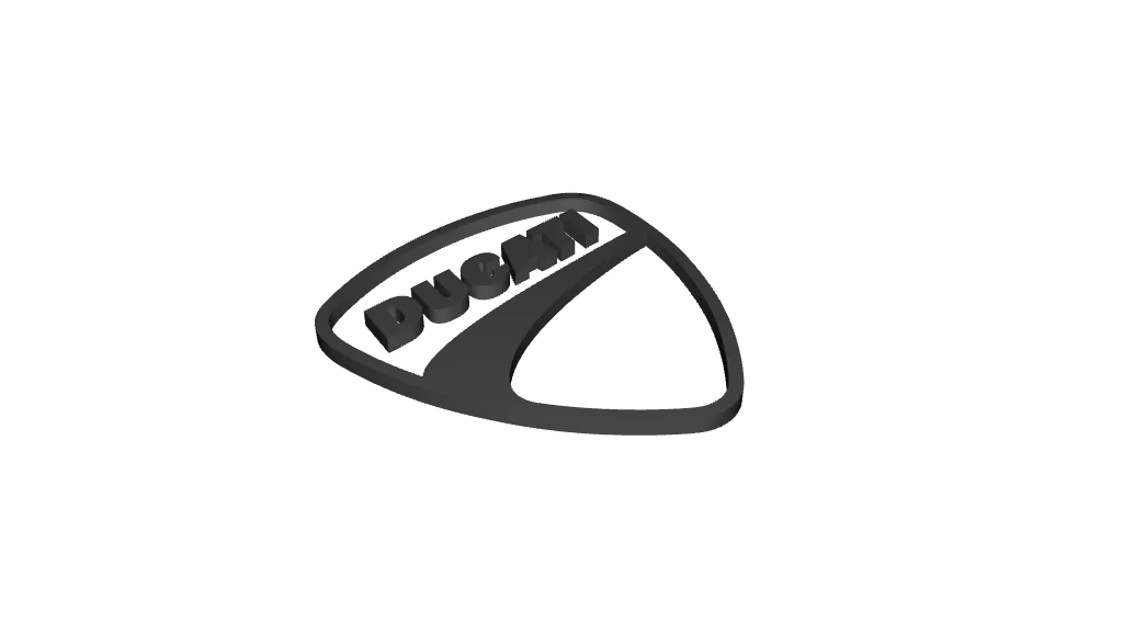 Large Ducati Sign by Andy Pandy Designs | Download free STL model ...