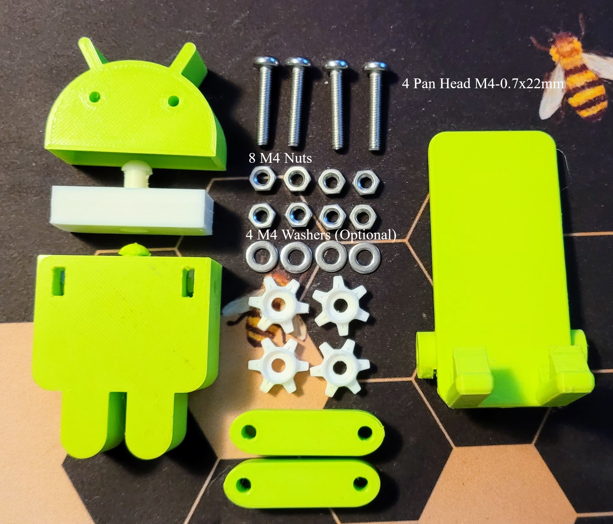 Android Bugdroid Phone Stand by Dannar | Download free STL model ...