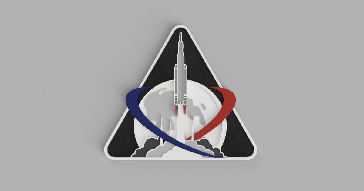 Artemis I mission logo - flat single color version by Jonny | Download ...