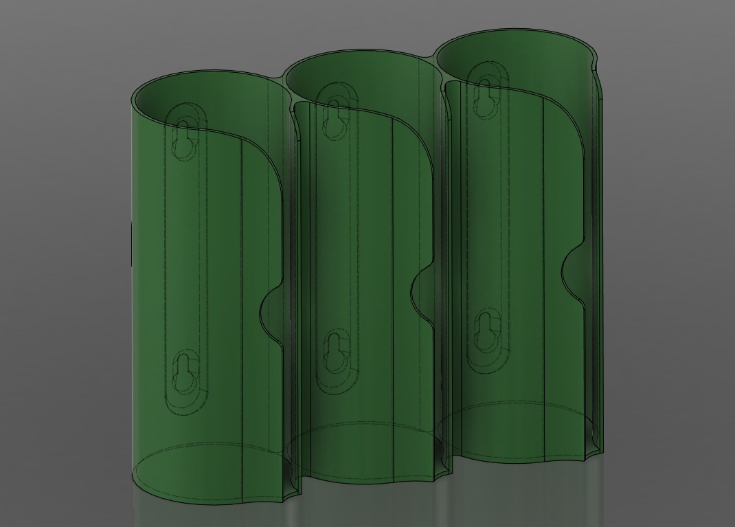 Parametric garbage bag dispenser by PjotrStrog | Download free STL ...