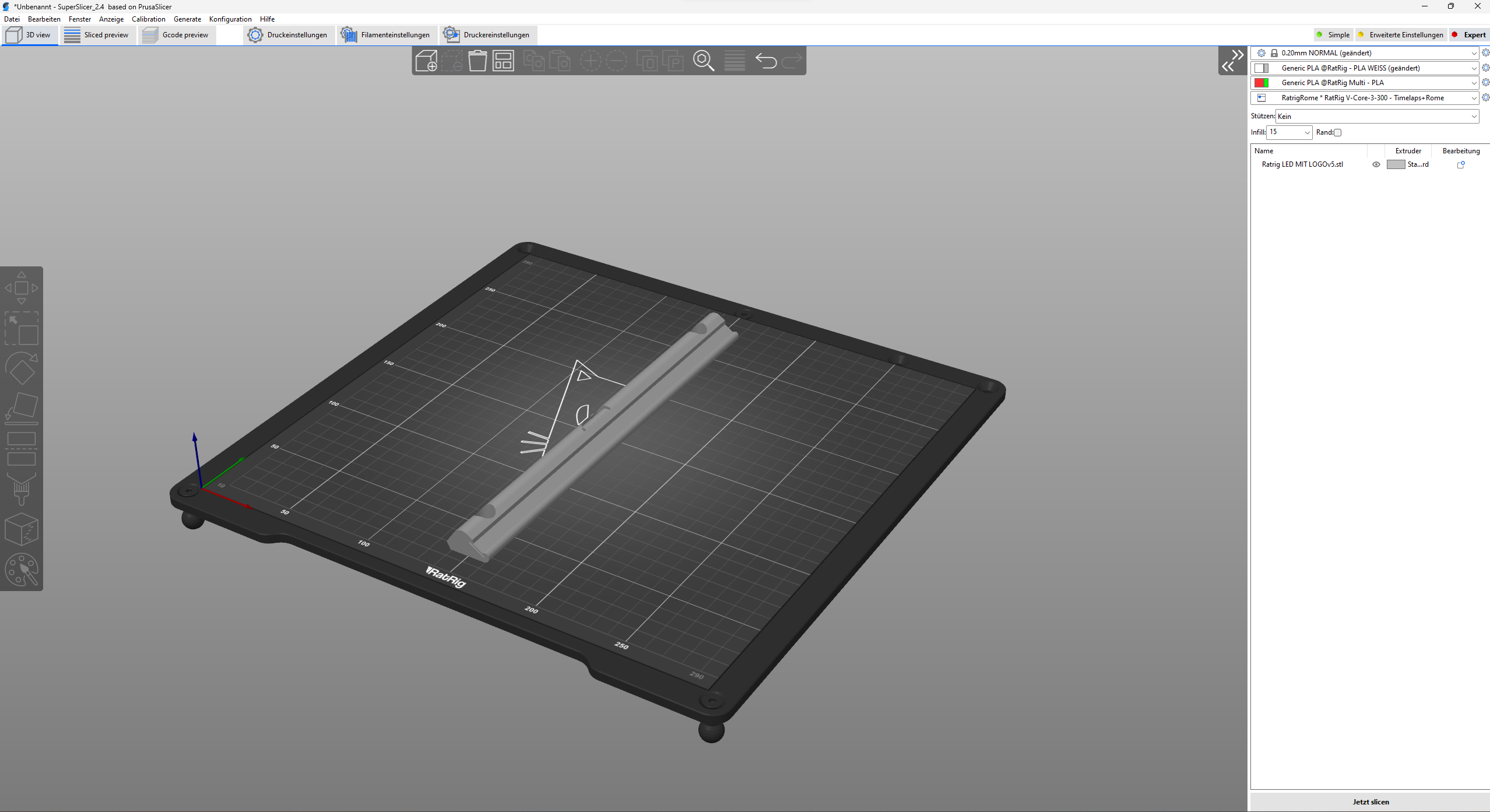 Led Streifen Halter Für 3030 Rahmen Ratrig V Core 3 By Thlbumblebee Download Free Stl Model