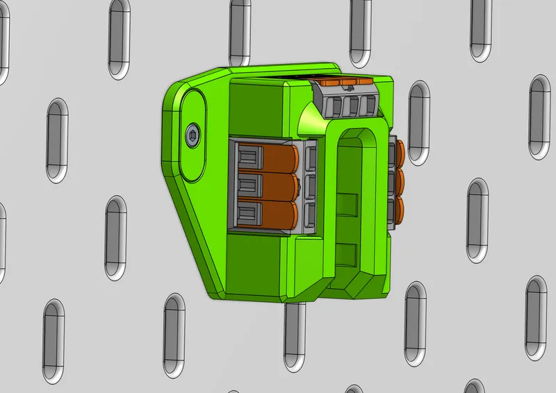 Skadis Wago 221 Power Distribution Block by 6d6178 | Download free STL ...