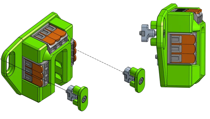 Skadis Wago 221 Power Distribution Block by 6d6178 | Download free STL ...