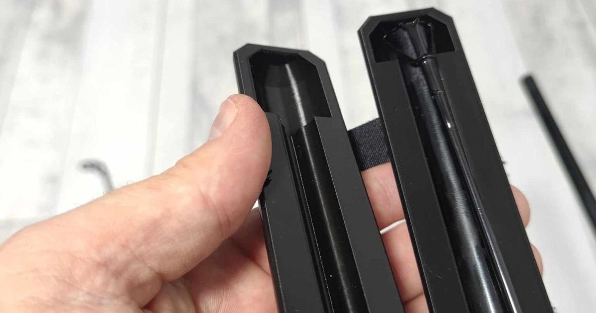 TOP AND BOTTOM COVERS FOR FISHING ROD by Pakarnas | Download free STL ...