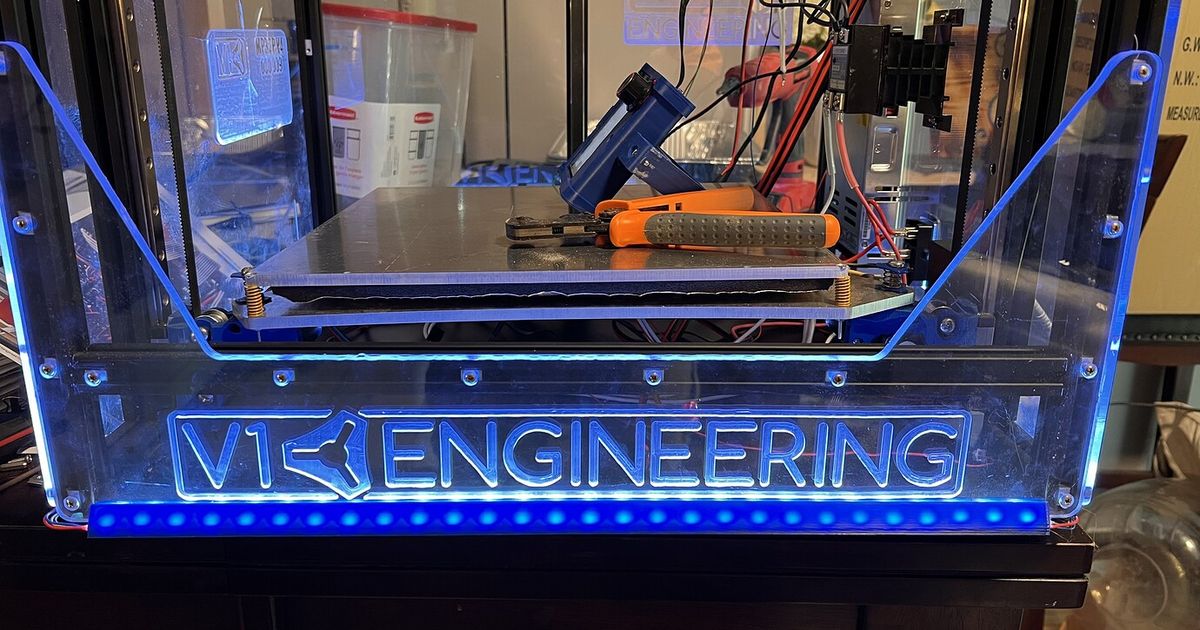 MP3DP V4 Acrylic LED Brackets by Jonathjon | Download free STL model ...