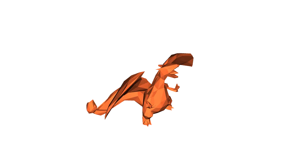 Low Poly Charizard by HarryBOB | Download free STL model | Printables.com