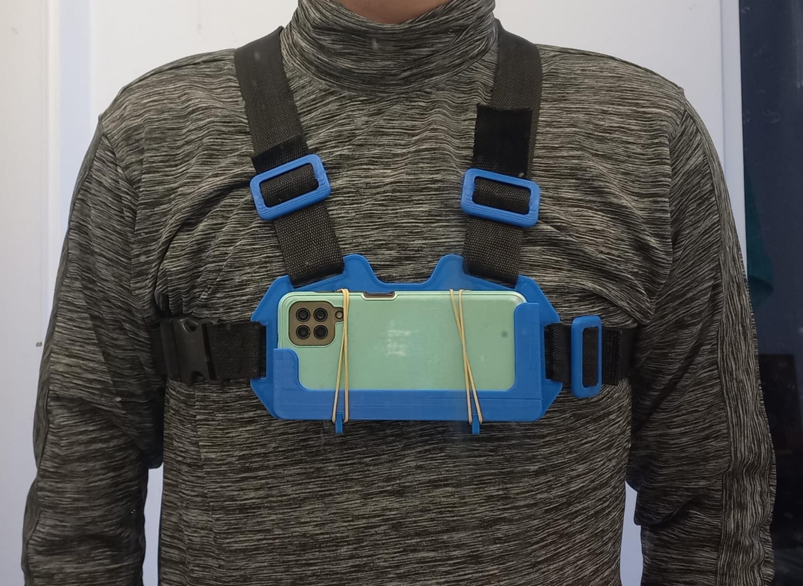 Chest mounted phone holder by musiu3d | Download free STL model ...