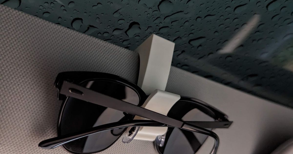 Sunglasses holder for Tesla Model 3 or Y by tomasjuri | Download free ...