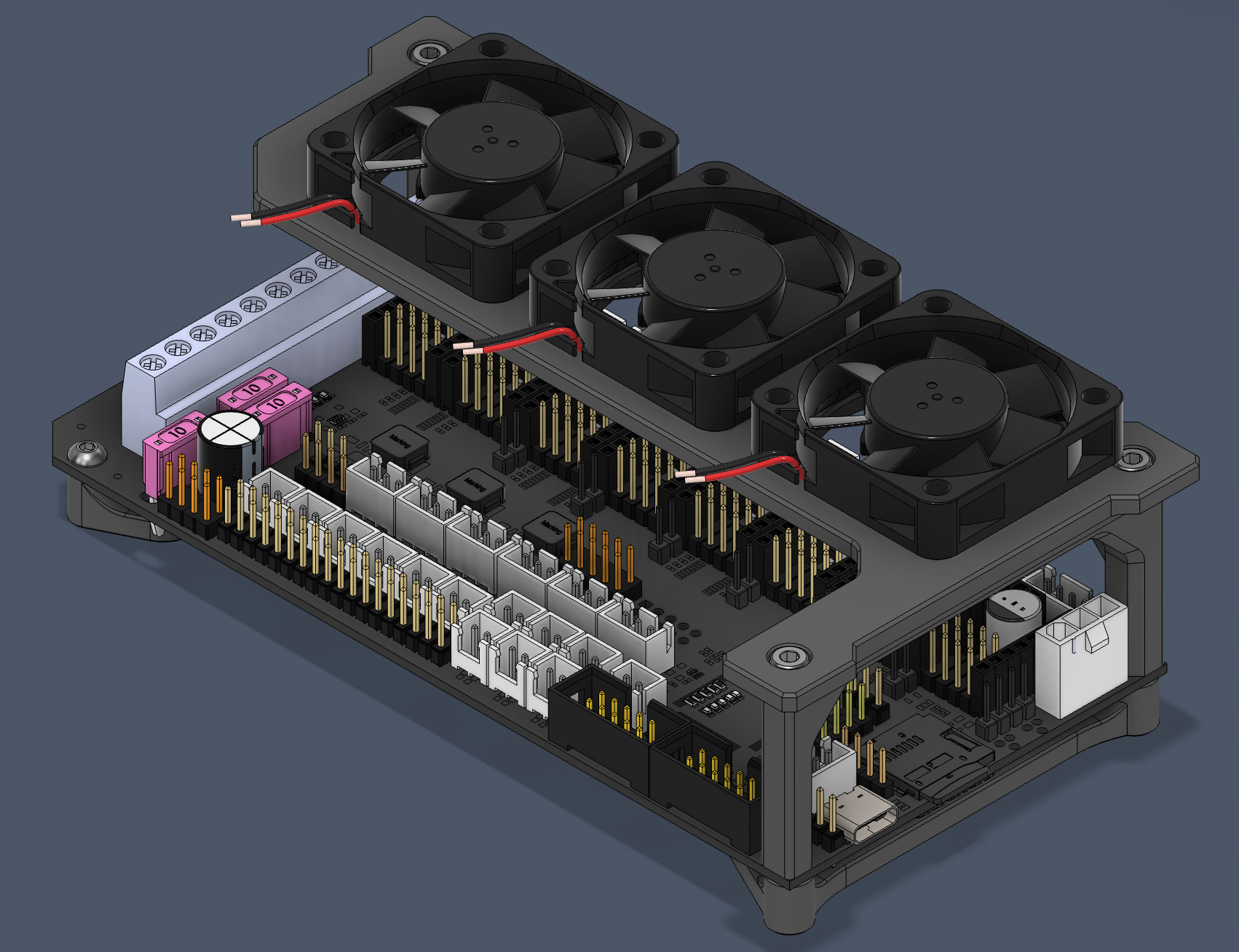 FYSETC stepper driver cooling fans by DoubleT | Download free STL model ...