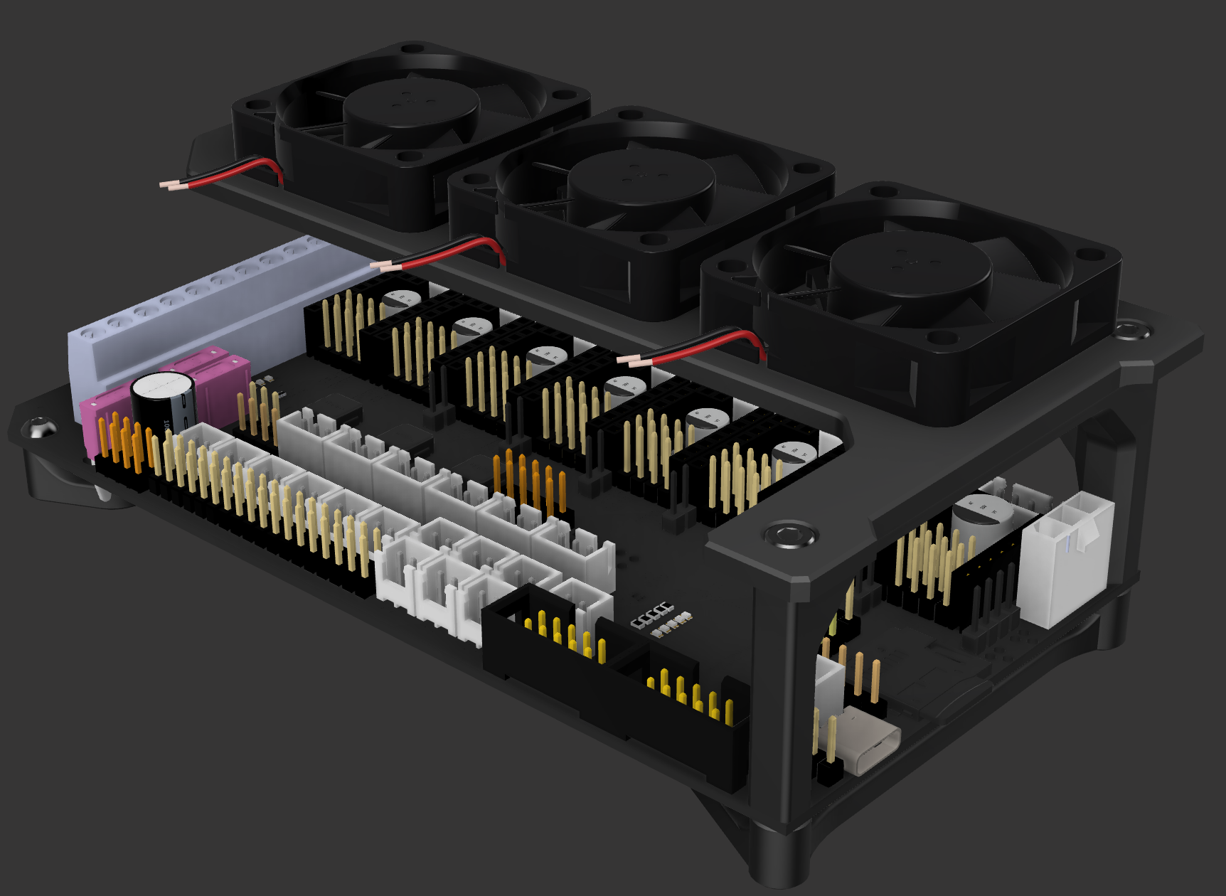 FYSETC stepper driver cooling fans by DoubleT | Download free STL model ...