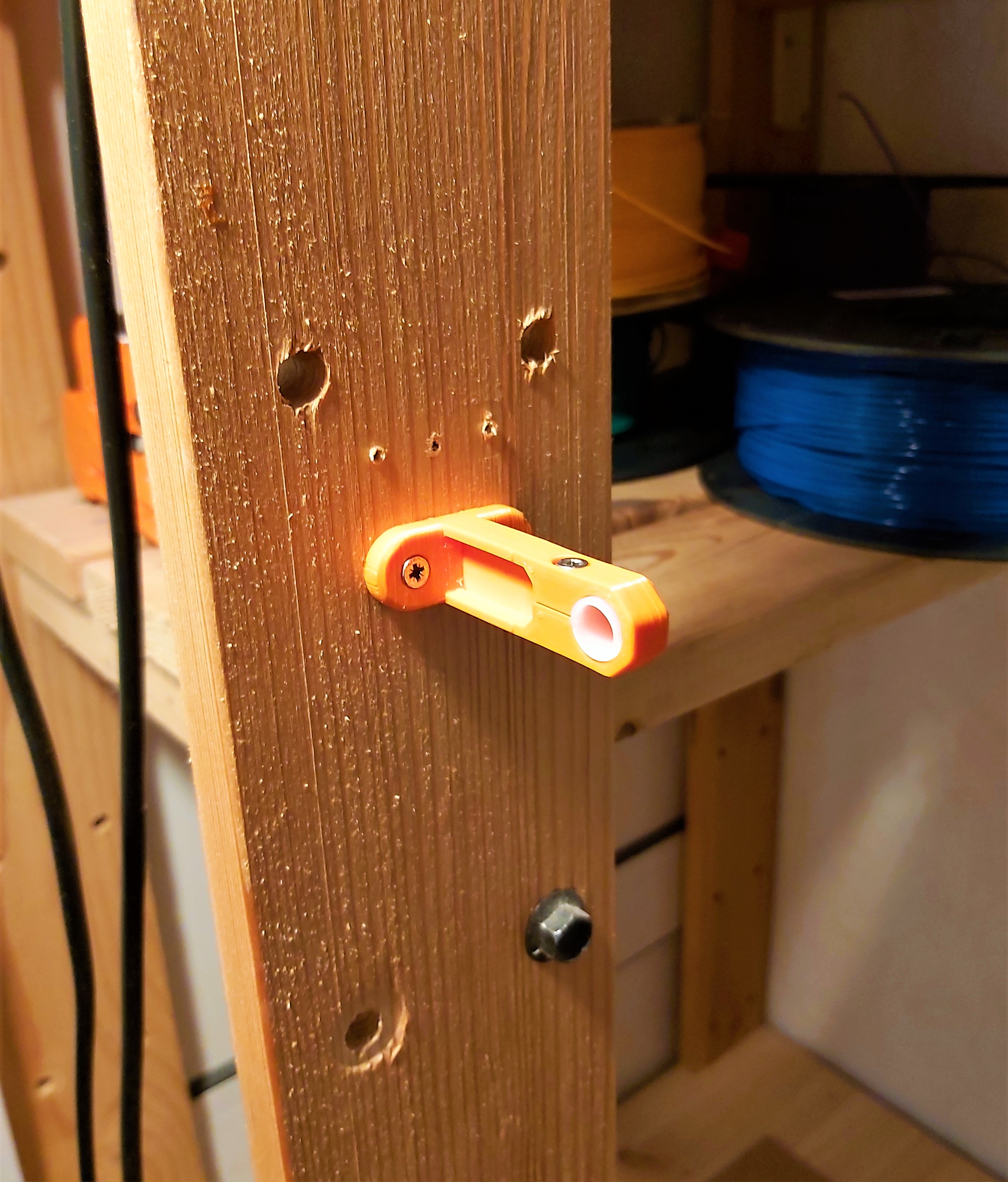 Filament guide with PTFE tube by gskollnau | Download free STL model ...