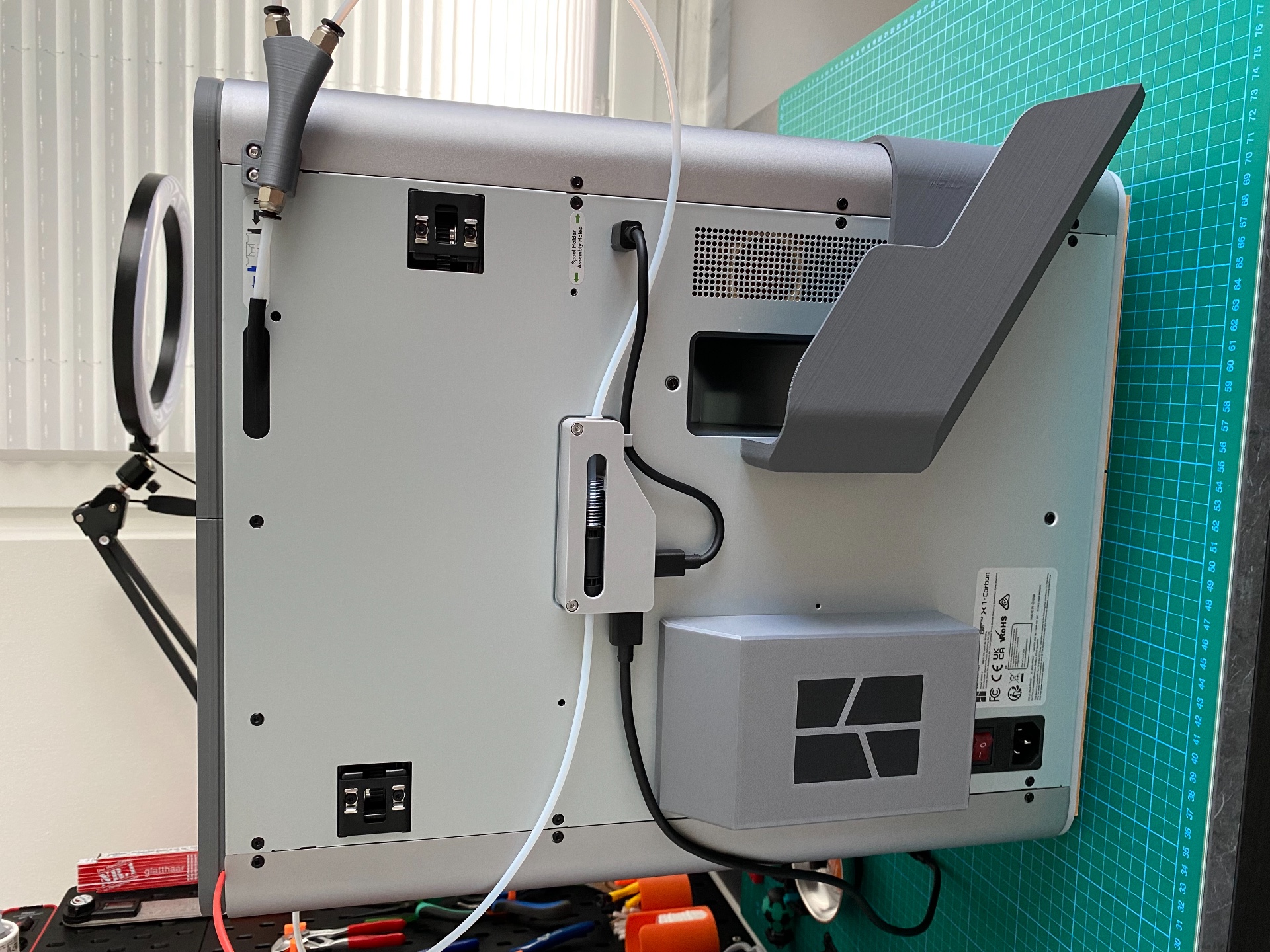 Wide Version of Bambu Lab Magnetic Purge Poop Slide for X1C / P1S (side ...