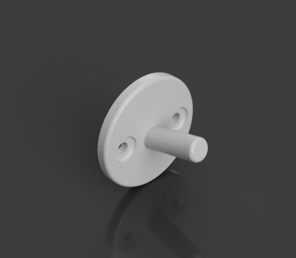 Simple wall hook by Fluzory | Download free STL model | Printables.com