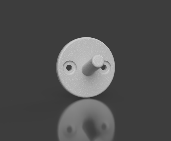 Simple wall hook by Fluzory | Download free STL model | Printables.com