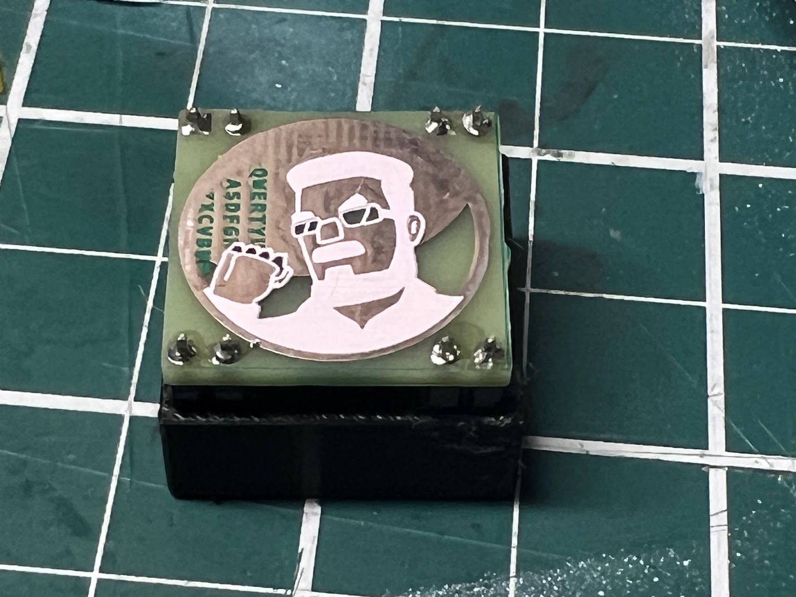 SAINTCON minibadge solder jig by marvthegrate | Download free STL model ...