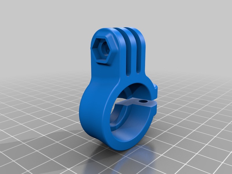 Devo 7e Gopro / FPV Screen mount. by Andreq | Download free STL model ...