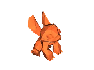 Low Poly Stitch by M1Designs | Download free STL model | Printables.com