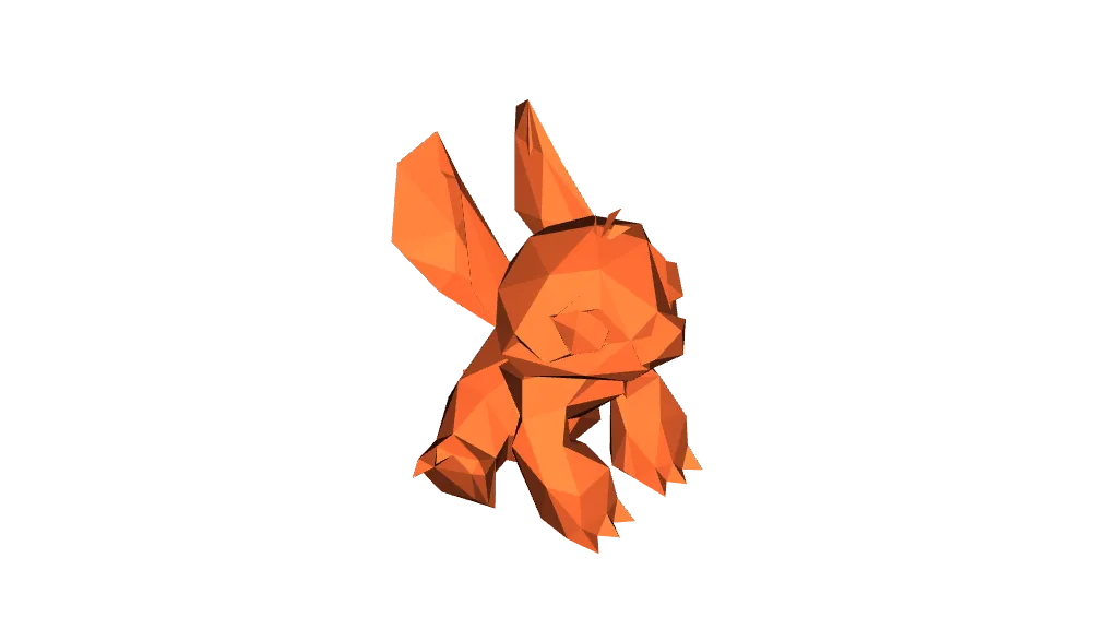 Low Poly Stitch by M1Designs | Download free STL model | Printables.com