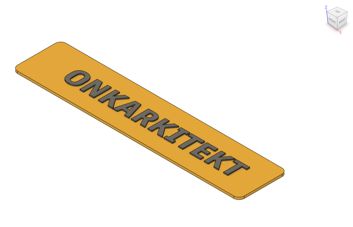 Onkarkitekt Custom Parametric EU/UK/GB Vehicle Registration Number ...