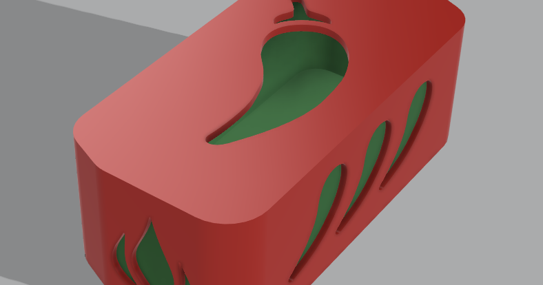 Chilli gift box by Arctic | Download free STL model | Printables.com