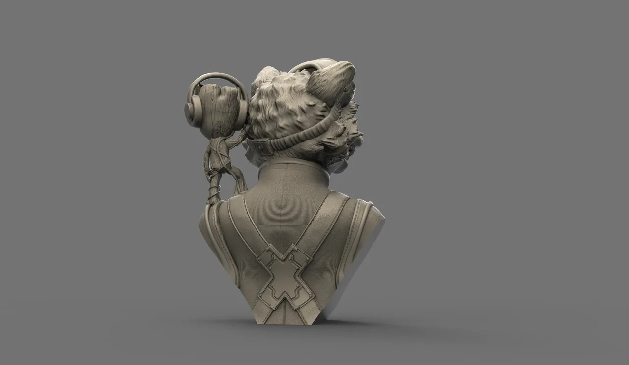 Rocket bust by Wekster | Download free STL model | Printables.com
