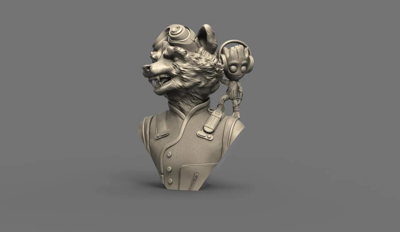 Rocket bust by Wekster | Download free STL model | Printables.com