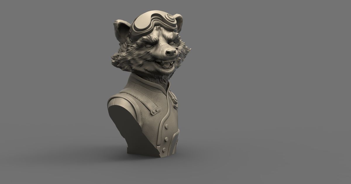 Rocket bust by Wekster | Printables Store