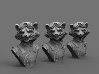 Rocket bust by Wekster | Download free STL model | Printables.com