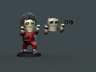 MJ Thriller mini dude by Wekster | Download free STL model | Printables.com