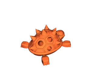 Spiky baby turtle by Astounding Dust | Download free STL model ...