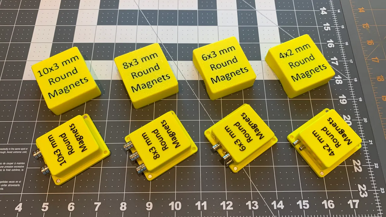 Round Magnet Storage by JoeLightning | Download free STL model ...