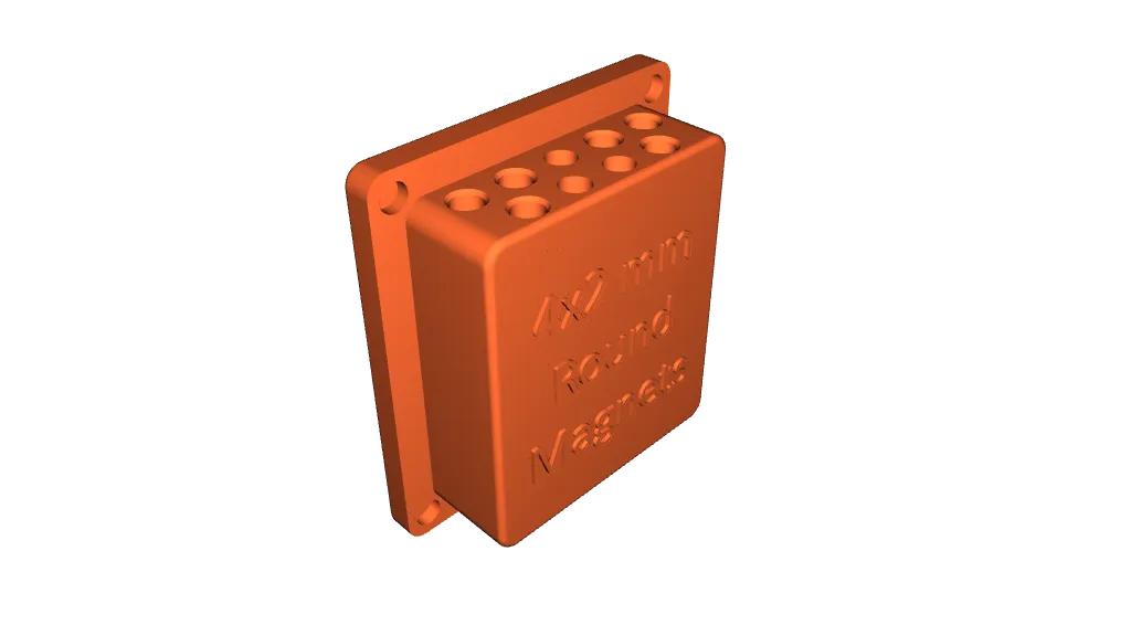 Round Magnet Storage by JoeLightning | Download free STL model ...