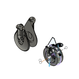 Soft shackle rope pulley for up to 6mm rope by printableconcrete ...