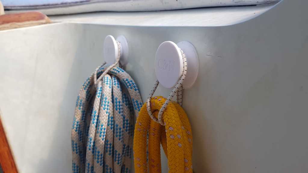 Sailboat rope organizer - NOW WITH MASKING TOOL FOR EASY INSTALLATION ...