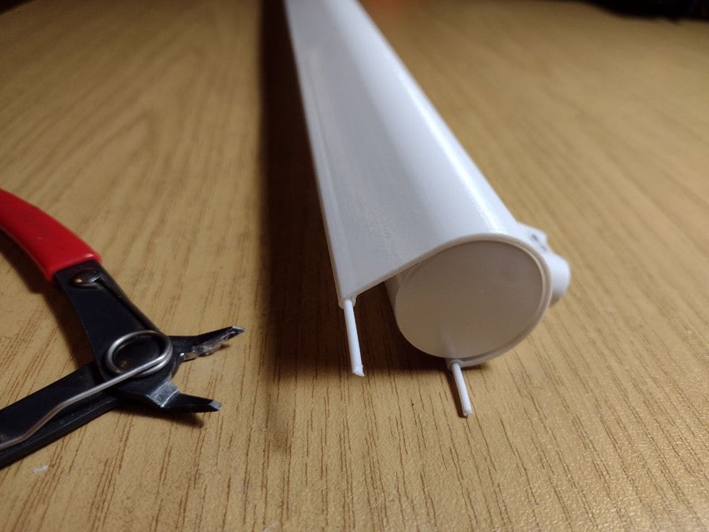 Lamp shade for a 50cm LED tube with S14s socket by Jürgen Weigert ...