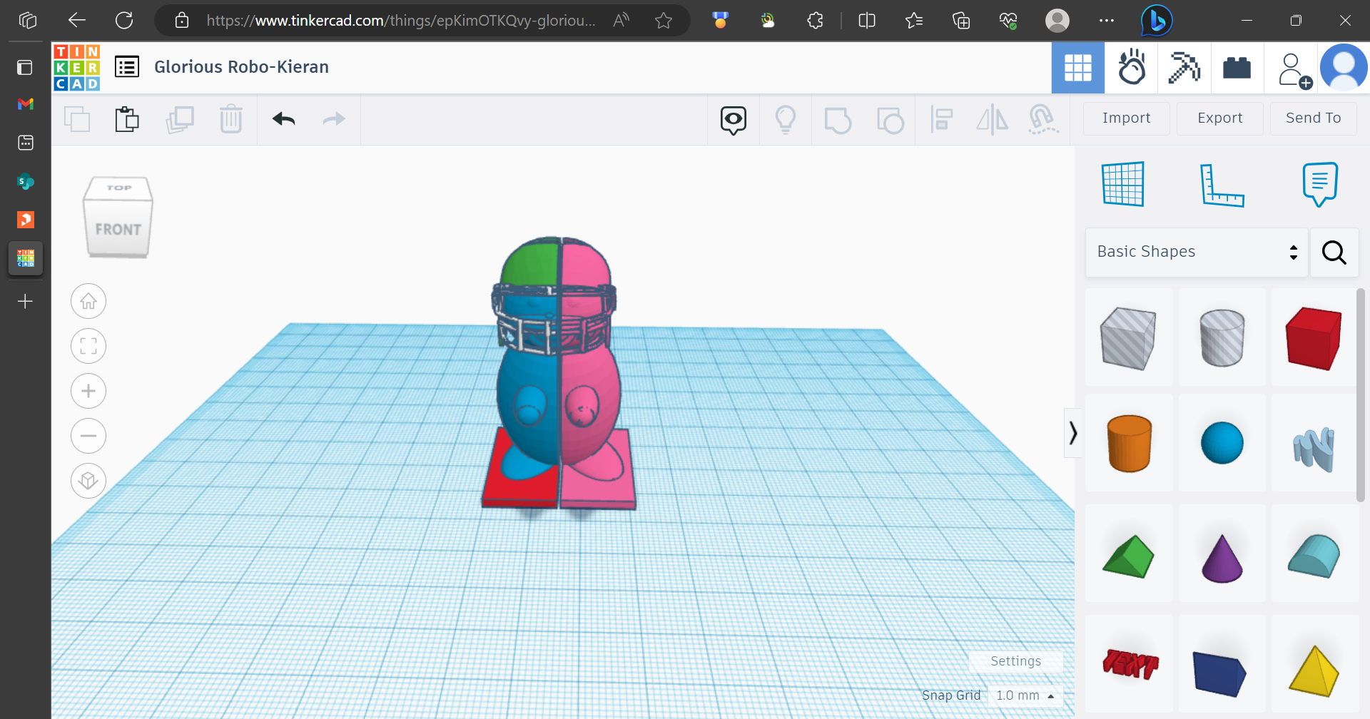 dog pen and eraser holder by alex's 3d print | Download free STL model ...