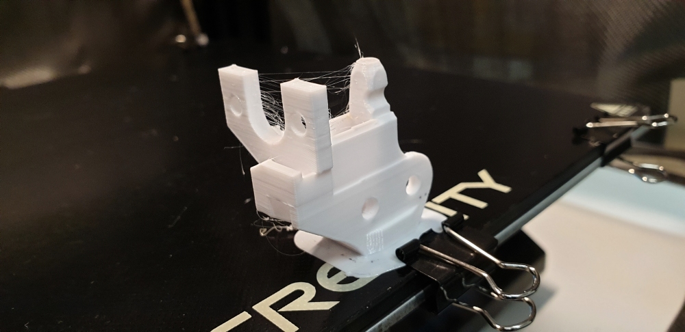 Filament Guide : Twin-Pulley for Creality + Gear Extruder by Designed ...