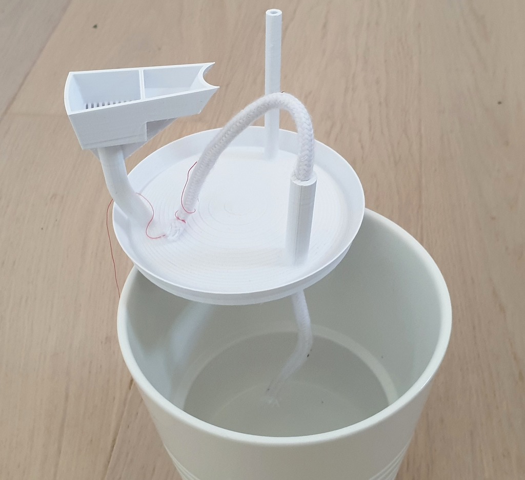 Self-watering kit & Tripod for IKEA Muskot 12 cm Plant Pot by Designed ...