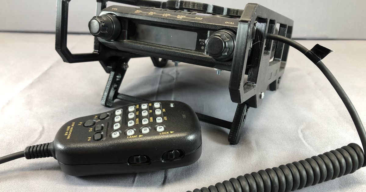 Yaseu FT-1500M Radio Armor / Rails by C4 Designs | Download free STL model | Printables.com