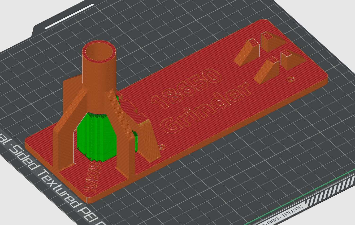 18650 Grinder Jig (Dremel) by GrumpyNinja64 | Download free STL model ...
