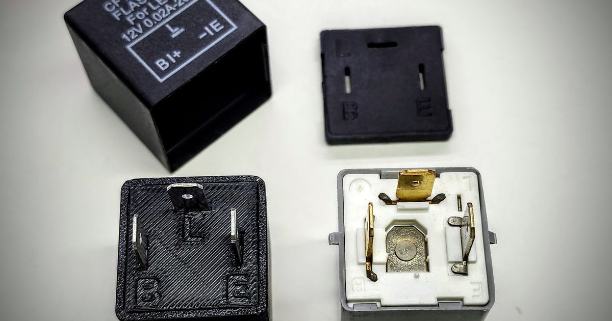 CF-13 LED Blinker Relay Box Resize by Robert Givens | Download free STL ...