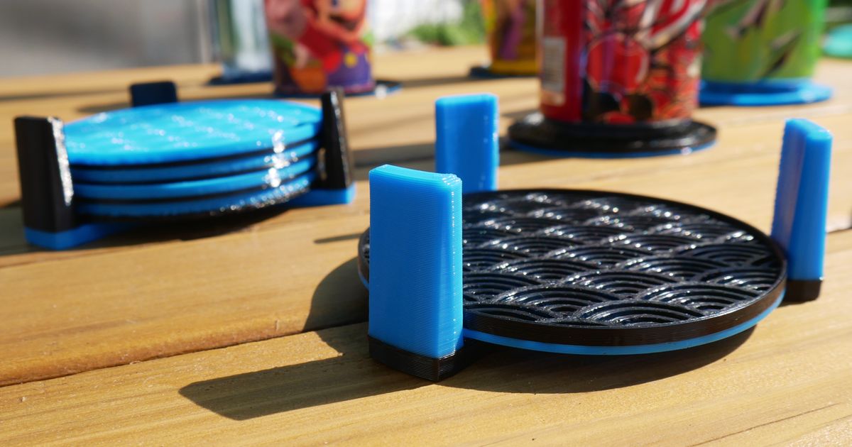 Coaster Holder by PenguinNinja | Download free STL model | Printables.com