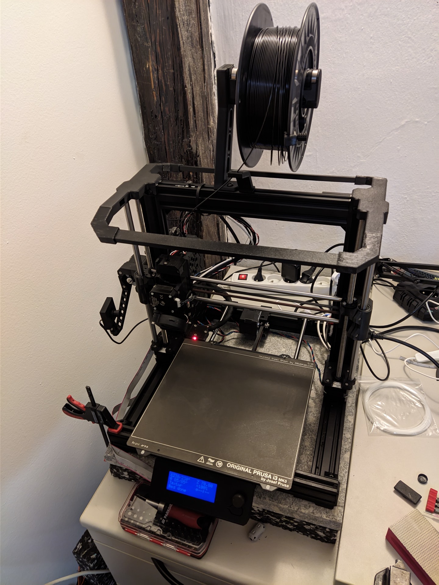 Bear Upgrade LED Light Bar 10mm Z axis rods Prusa i3 MK2/MK3 by junakya ...