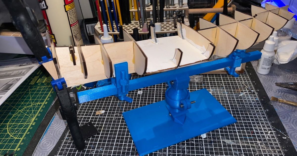 Model Boat Keel Clamp by Sleepyhead | Download free STL model ...