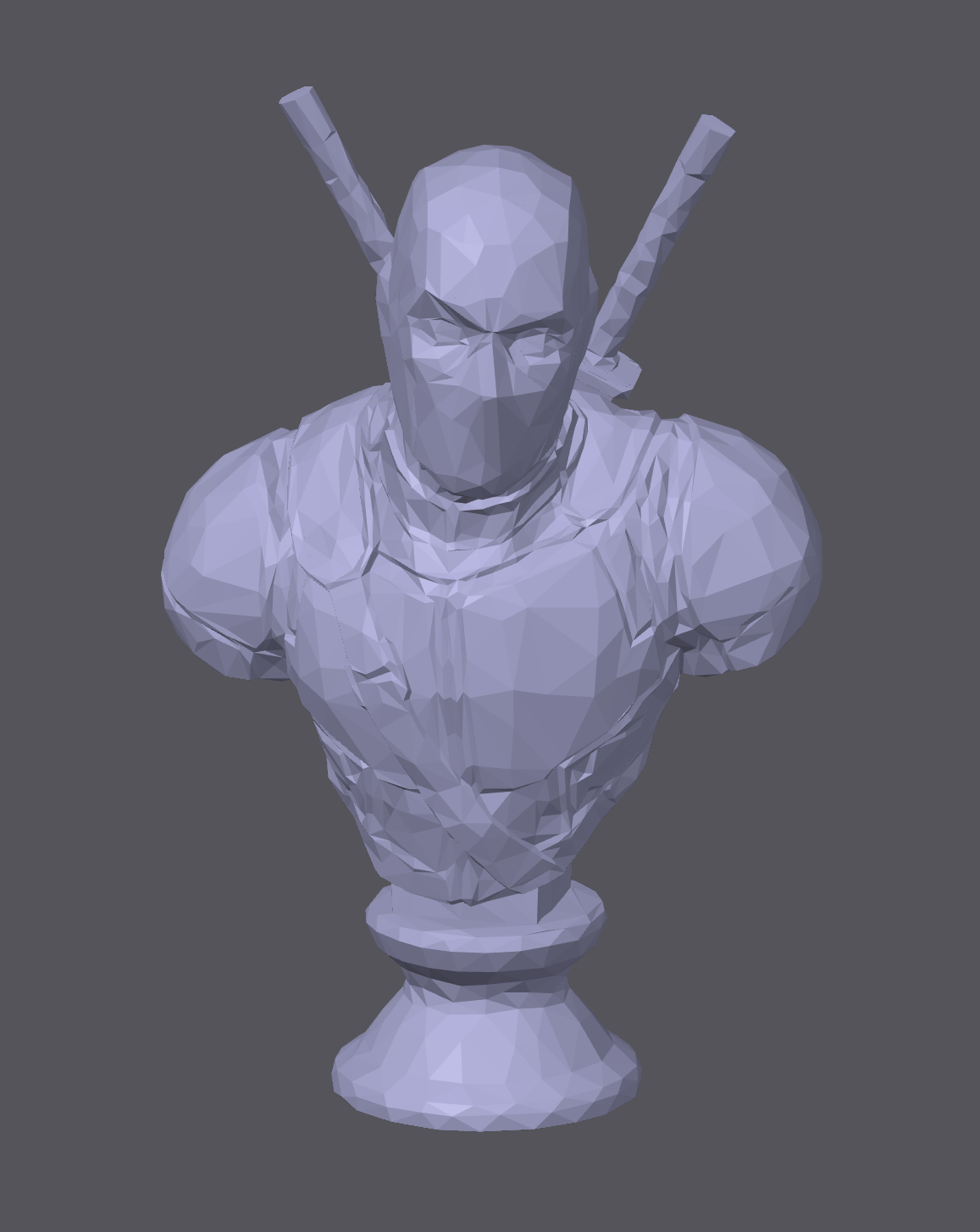 Dead Pool LowPoly by KioM | Download free STL model | Printables.com