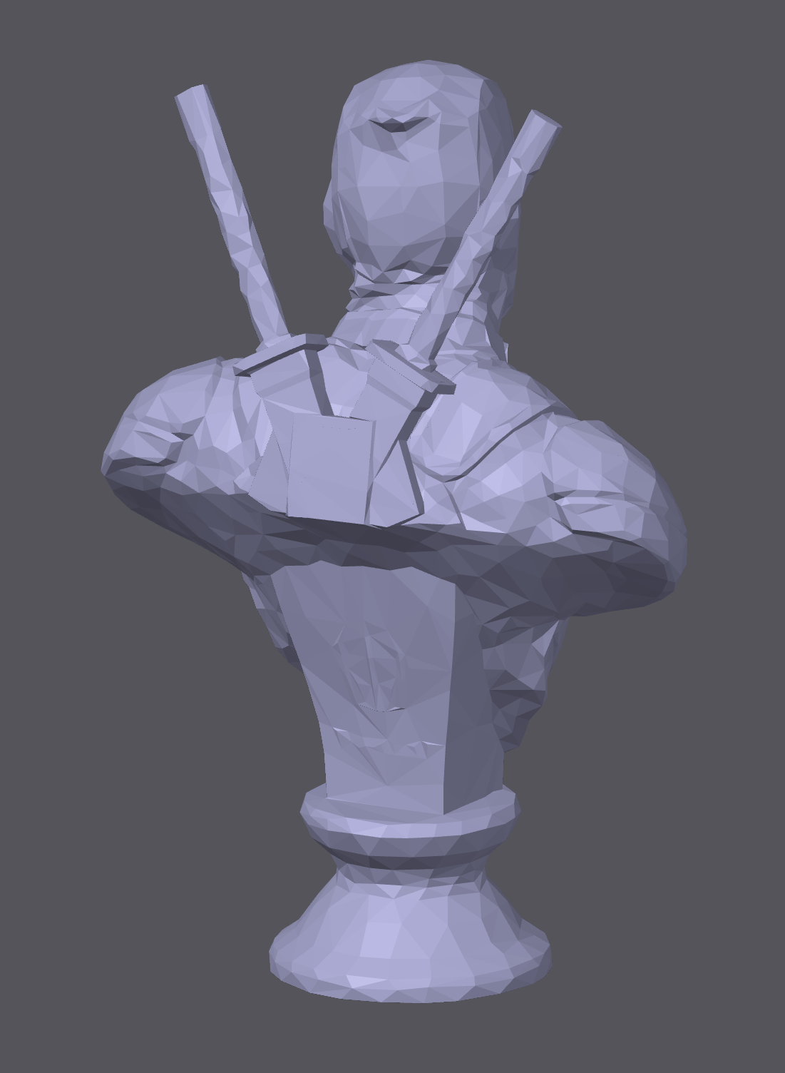 Dead Pool LowPoly by KioM | Download free STL model | Printables.com