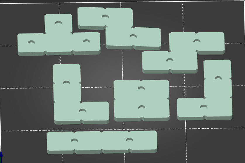 Tetris Pieces (Small) by Plunning | Download free STL model ...