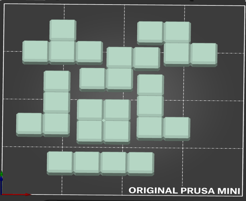 Tetris Pieces (Small) by Plunning | Download free STL model ...