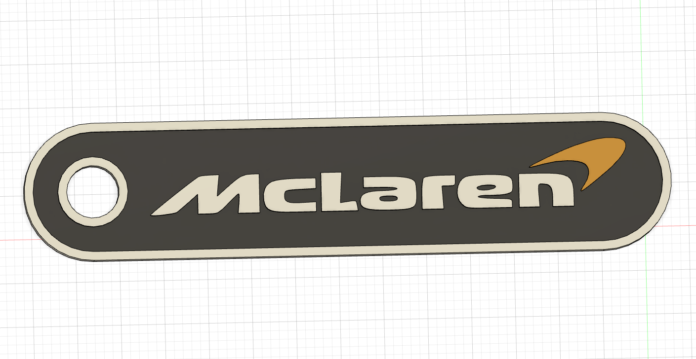 McLaren keychain by Evgen Orlovsky | Download free STL model ...