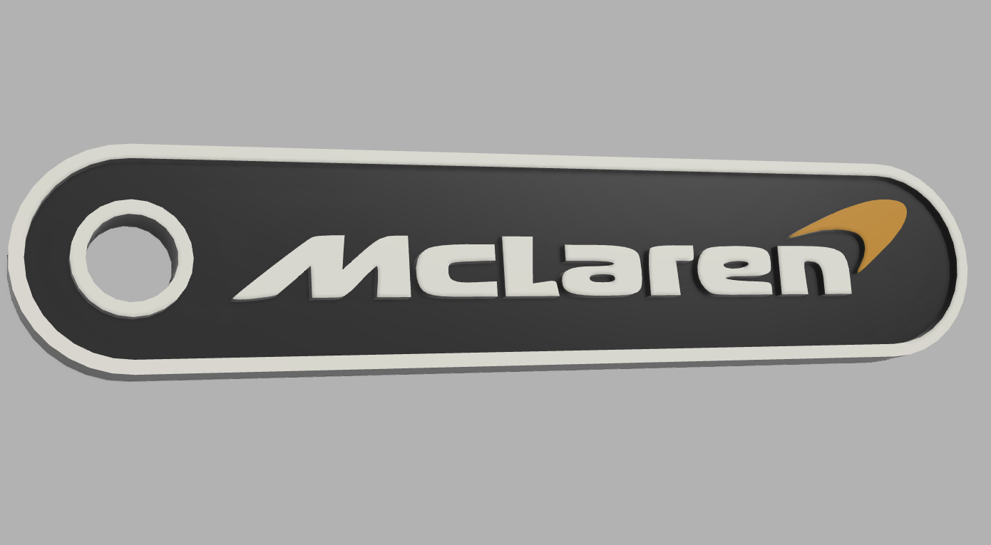 McLaren keychain by Evgen Orlovsky | Download free STL model ...